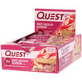 Quest Nutrition, Protein Bar, White Chocolate Raspberry, 12 Bars, 2.12 ...