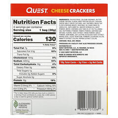Quest Nutrition, Cheese Crackers, Cheddar Blast, 4 Bags, 1.06 oz (30 g ...