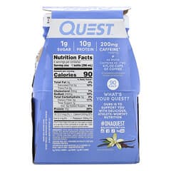 Quest Nutrition, Iced Coffee, Vanilla Latte, 4 Bottles, 10 fl oz (296 ...