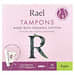 Rael, Organic Cotton Tampons, Super, Fragrance Free, 18 Count