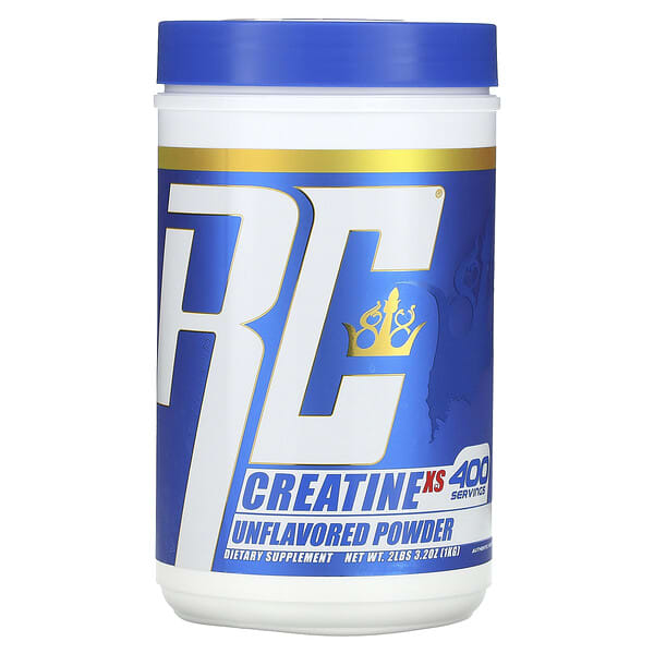 Ronnie Coleman, Vital Edition, Creatina XS en polvo, Sin sabor, 1 kg (2 lb)