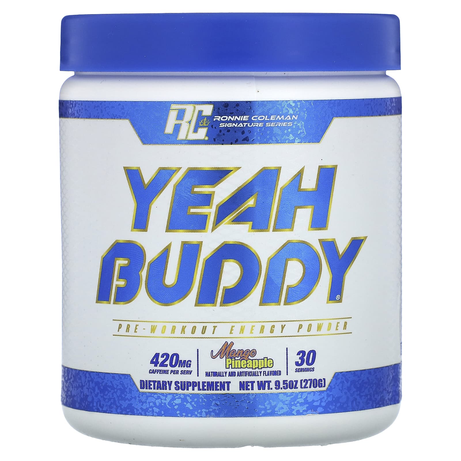 Ronnie Coleman, Signature Series, Yeah Buddy, Pre-Workout Energy Powder ...