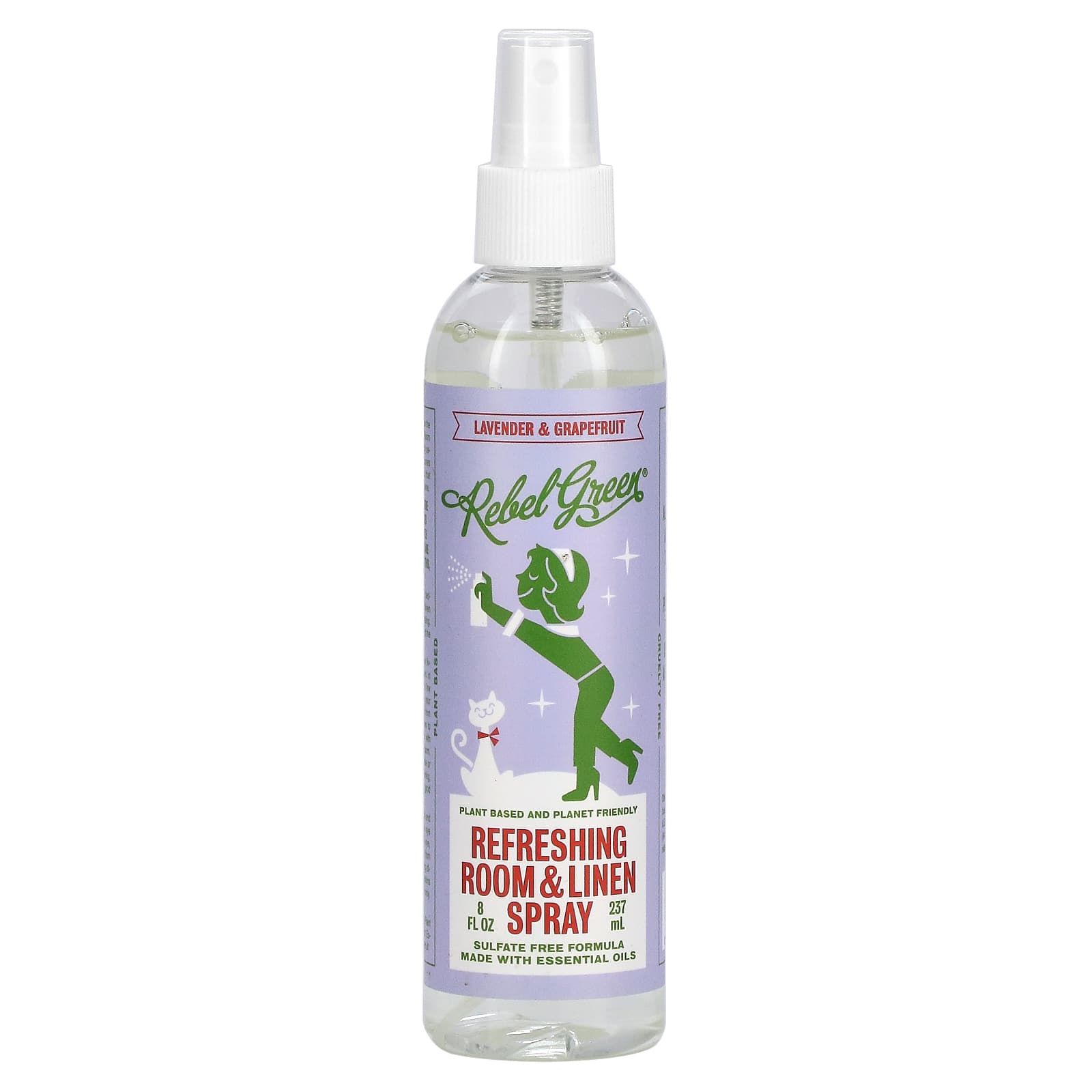 Rebel Green, Refreshing Room & Linen Spray, Lavender & Grapefruit, 8 fl ...