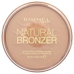 Rimmel London, Natural Bronzer, Waterproof Bronzing Powder, 021 Sun ...