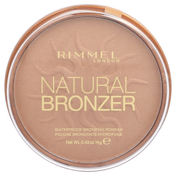 Rimmel London, Natural Bronzer, Waterproof Bronzing Powder, 027 Sun ...