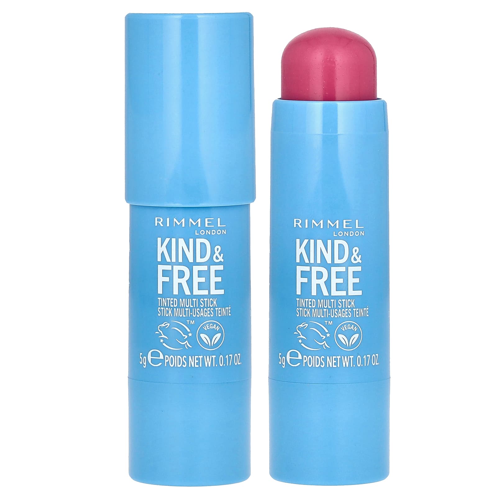 Rimmel London, Kind & Free, Tinted Multi Stick, 003 Pink Heat, 0.17 oz (5g)