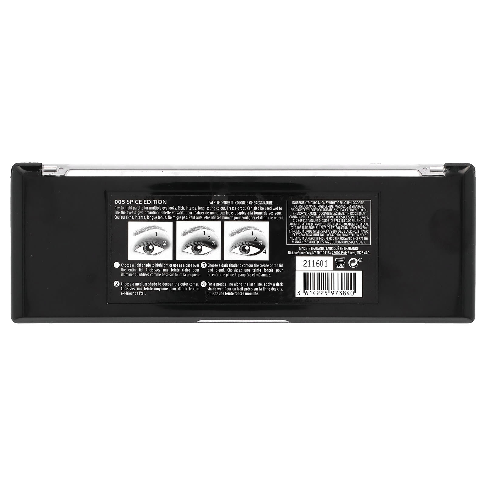 Rimmel London, Magnif'Eyes, Eye Contouring Palette, 005 Spice Edition ...