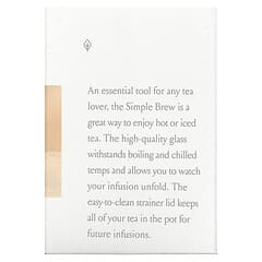 Rishi Tea, Simple Brew, Borosilicate Glass Teapot, 13.5 fl oz (400 ml)