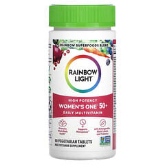Rainbow Light, Women's One 50+, Daily Multivitamin, High Potency , 60 ...