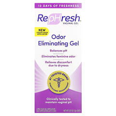 Rephresh, Vaginal Gel, Odor Eliminating Gel, 4 Pre-Filled Gel ...