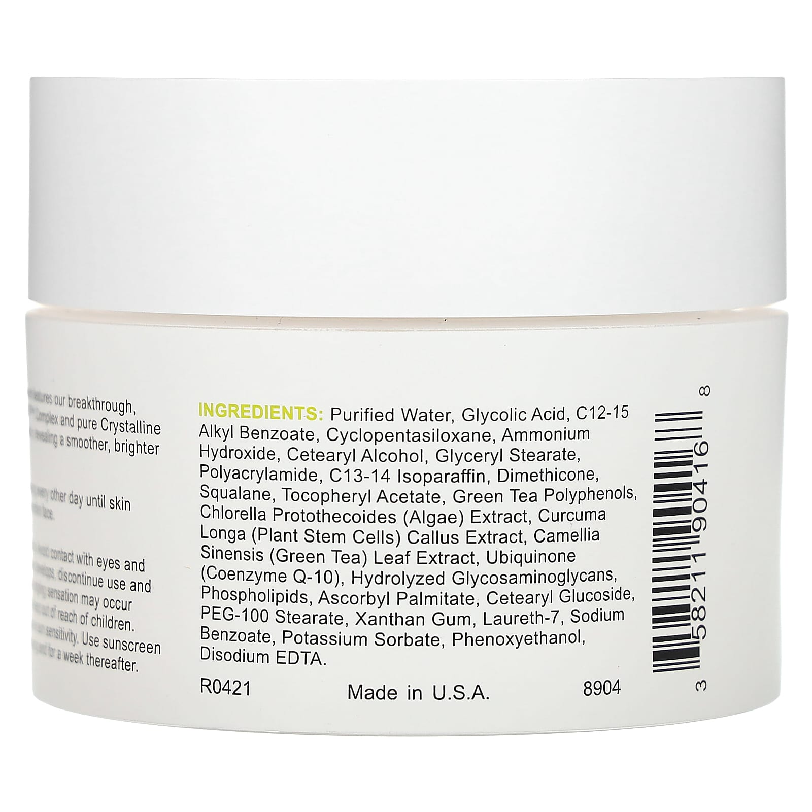 Replenix, Discoloration, Glycolic Acid 10% Resurfacing Cream, Fragrance ...