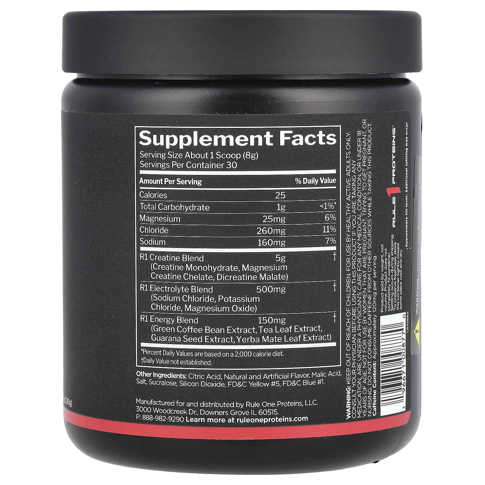 Rule One Proteins, Charged Creatine, Sour Candy, 8.47 oz (240 g)