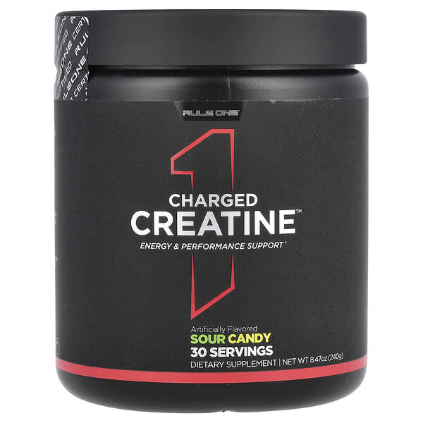 Rule One Proteins, Charged Creatine, Sour Candy, 8.47 oz (240 g)
