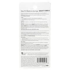 Safety 1st, Easy Fill Medicine Syringe, 1 Count