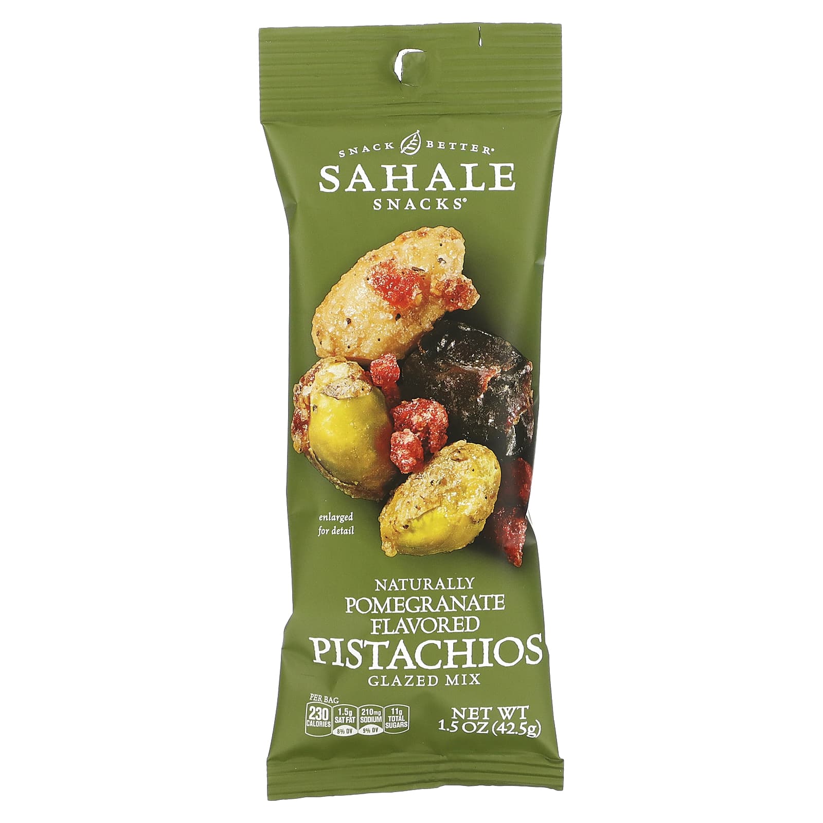 Sahale Snacks, Glazed Mix, Natural Pomegranate Pistachios, 9 Packs, 1.5 ...