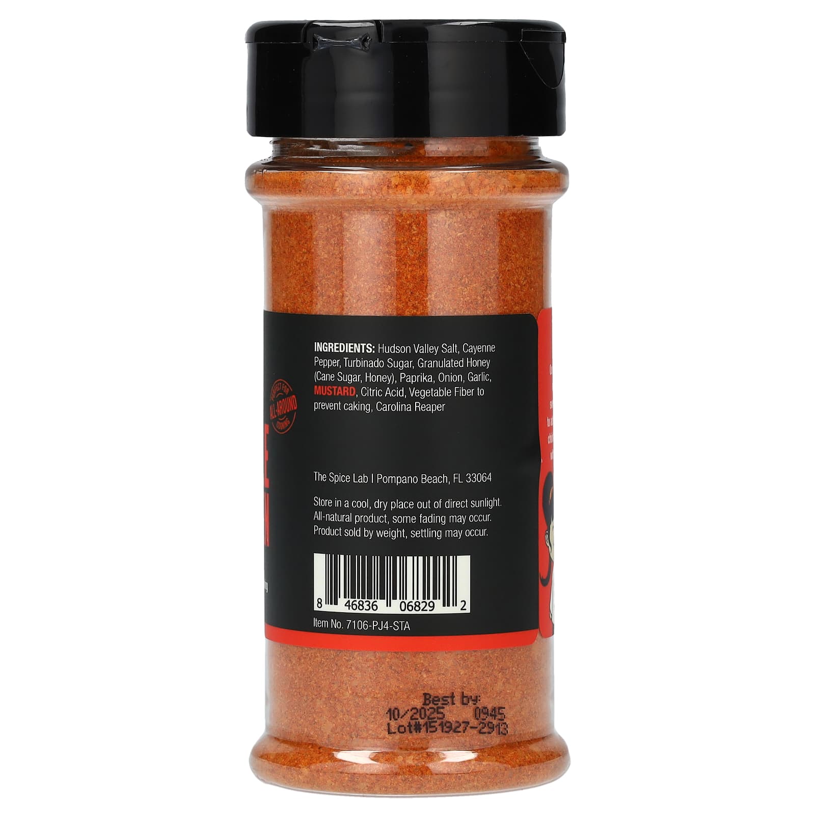 The Spice Lab, Nashville Hot Chicken Seasoning, 6.5 oz (184 g)