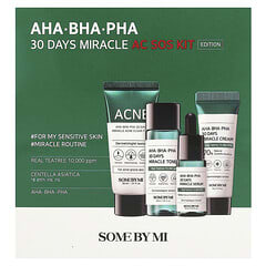 SOME BY MI, AHA. BHA. PHA 30 Days Miracle AC SOS Kit, Edition, 4 Piece Kit