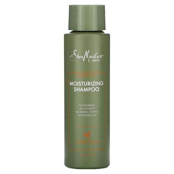 SheaMoisture, Men, Moisturizing Shampoo, Raw Shea Butter & Mafura Oil ...