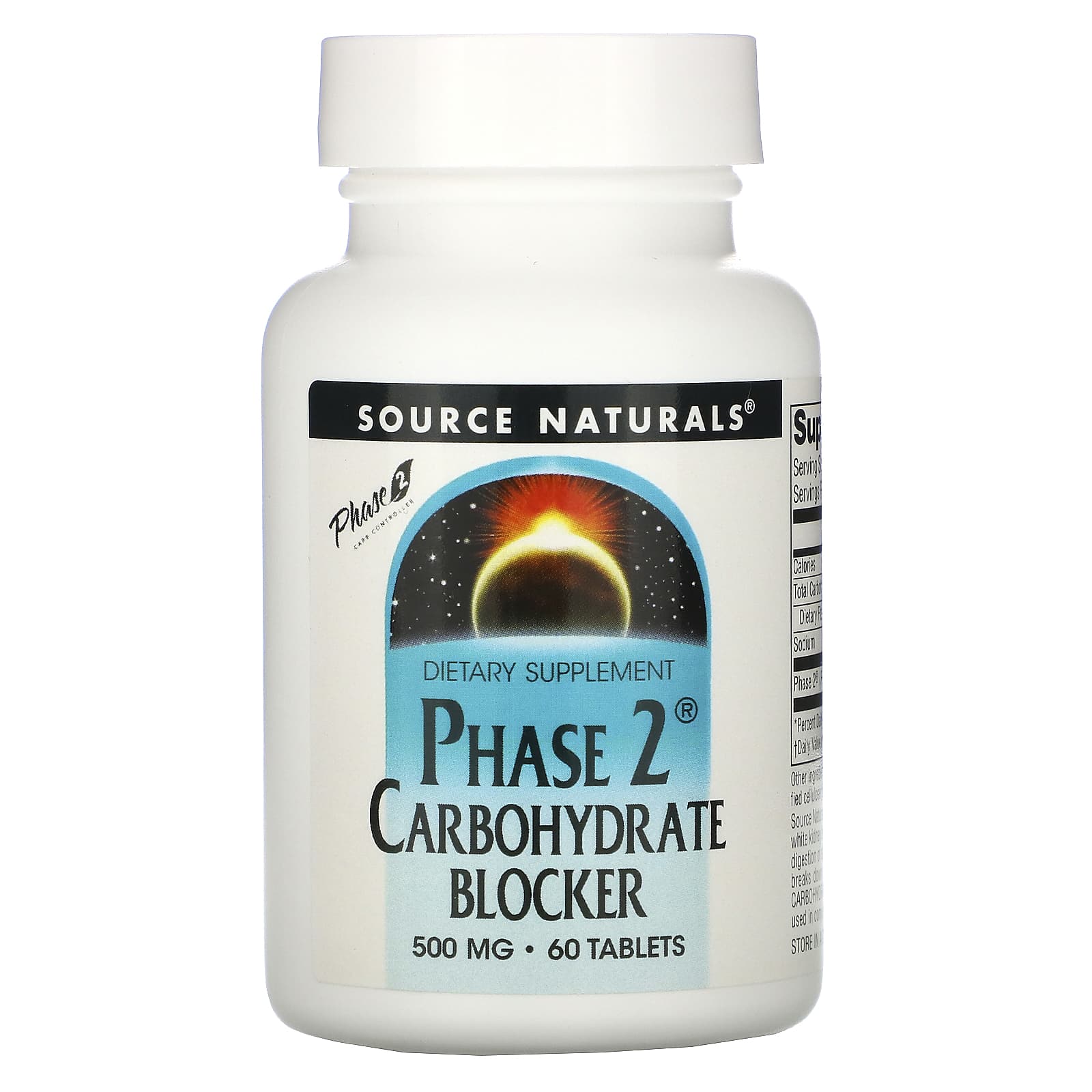 Source Naturals, Source Naturals, Phase 2 Carbohydrate Blocker, 500 mg ...