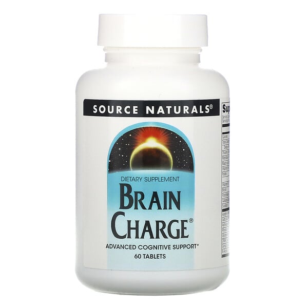 Source Naturals, Brain Charge, 60 Tablets