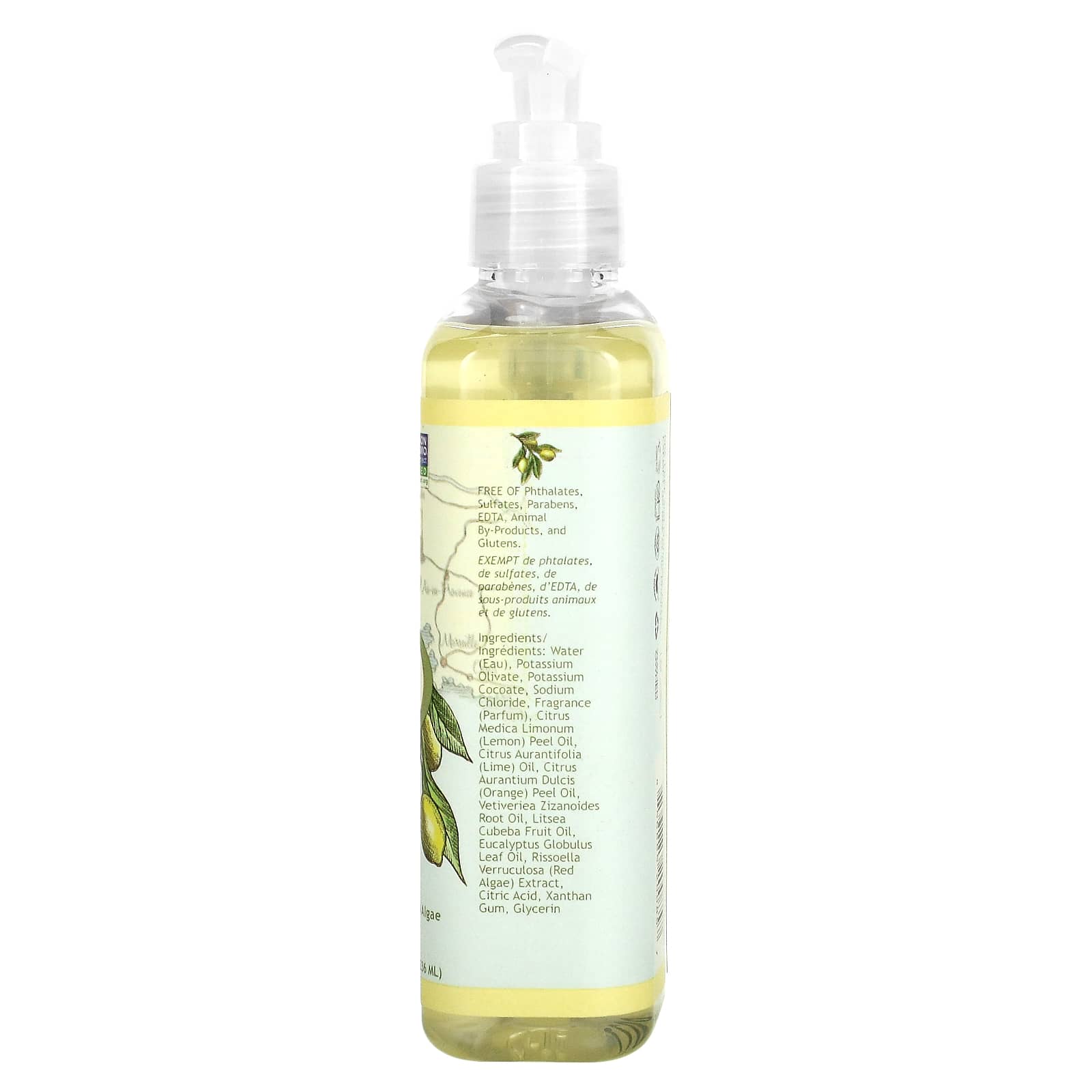 Sof Nourishing Hand Wash Lemon Verbena 8 Fl Oz 236 Ml