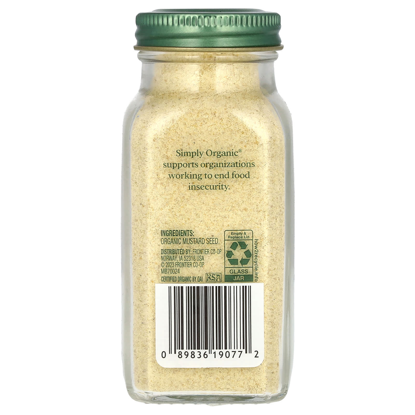 Simply Organic, Ground Mustard, 2.65 oz (75 g)