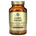 Solgar, GABA, 500 mg, 100 Vegetable Capsules