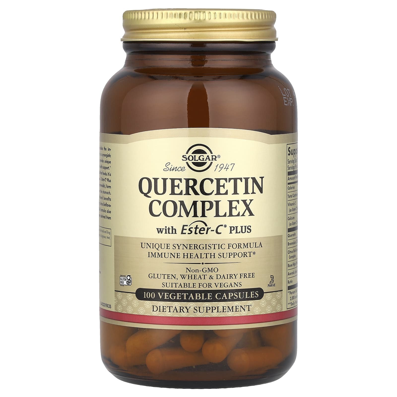 Mua Solgar Quercetin Complex với Ester-C Plus 100 Viên Nang Thực Vật từ ...
