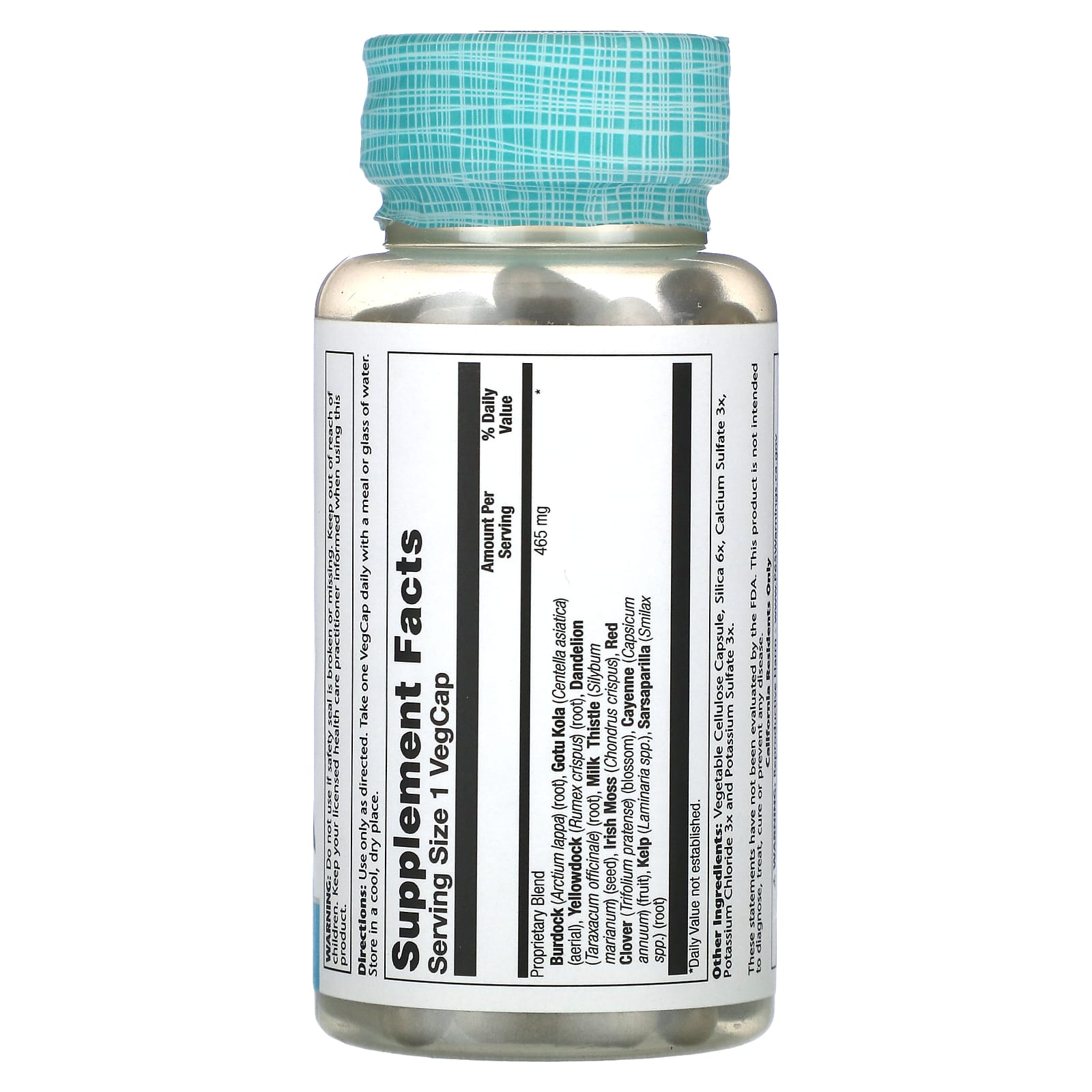 Solaray, Skin Blend, SP-4, 100 VegCaps