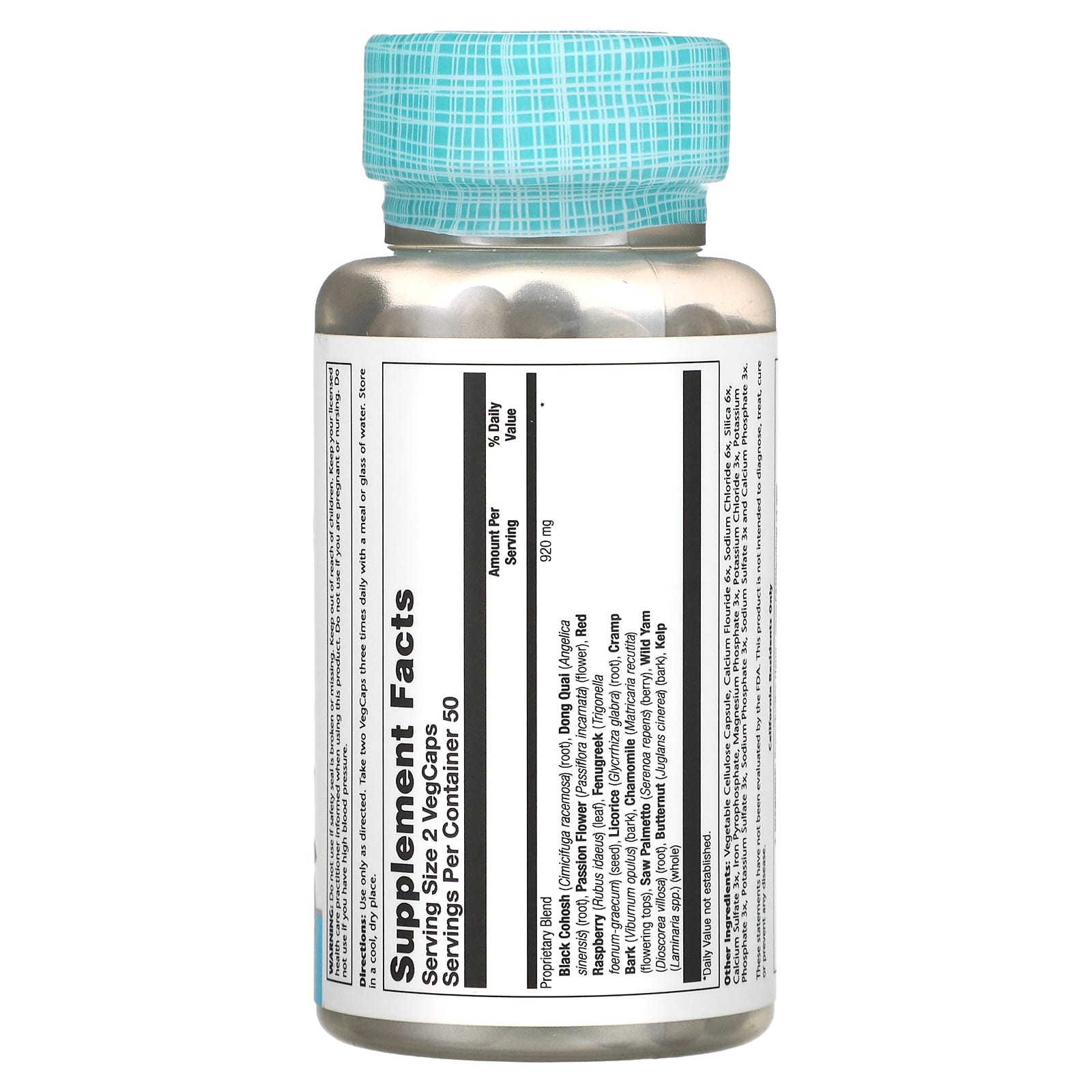 Solaray, Female Hormone Blend SP-7C, 100 VegCaps