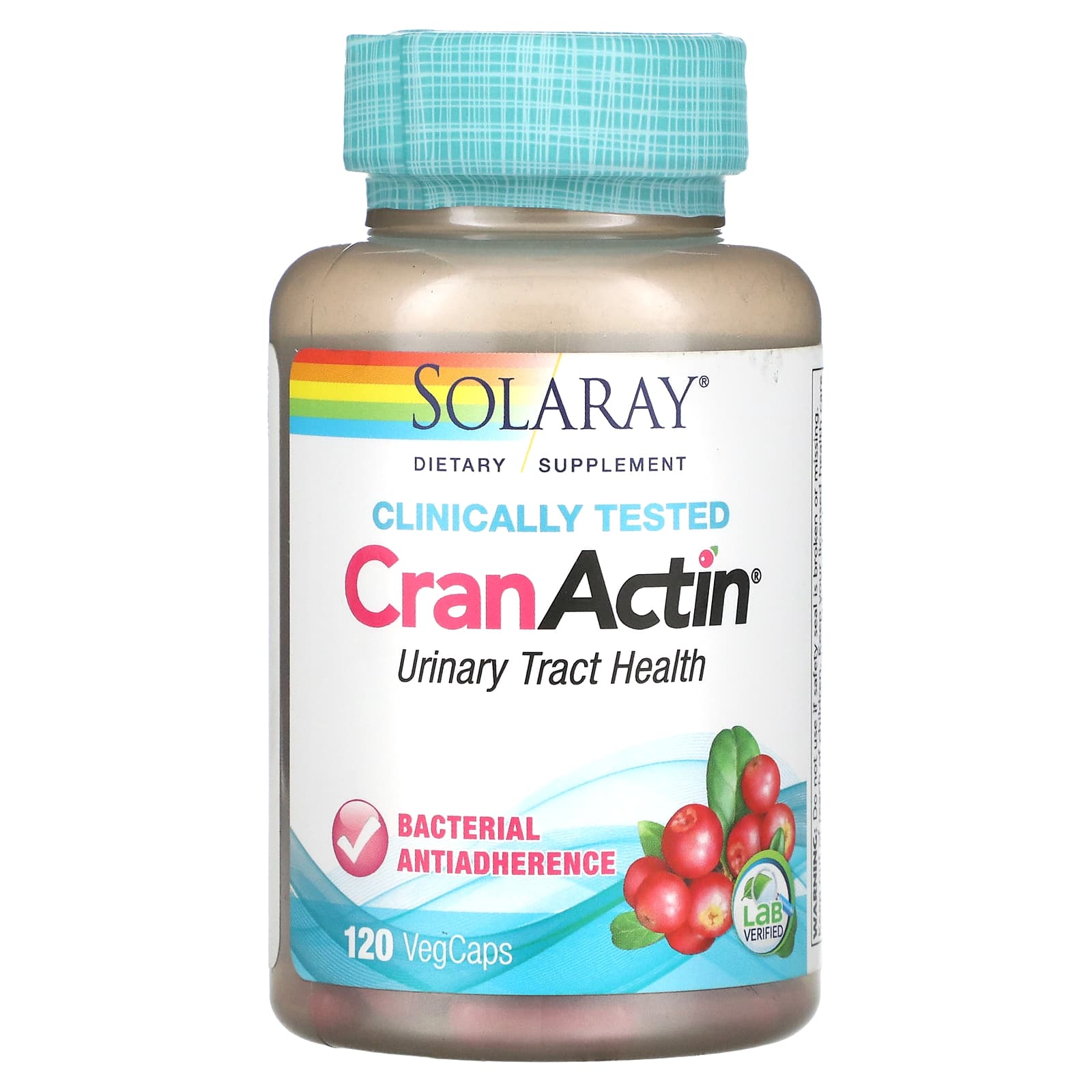 Solaray, CranActin, Urinary Tract Health, 120 VegCaps