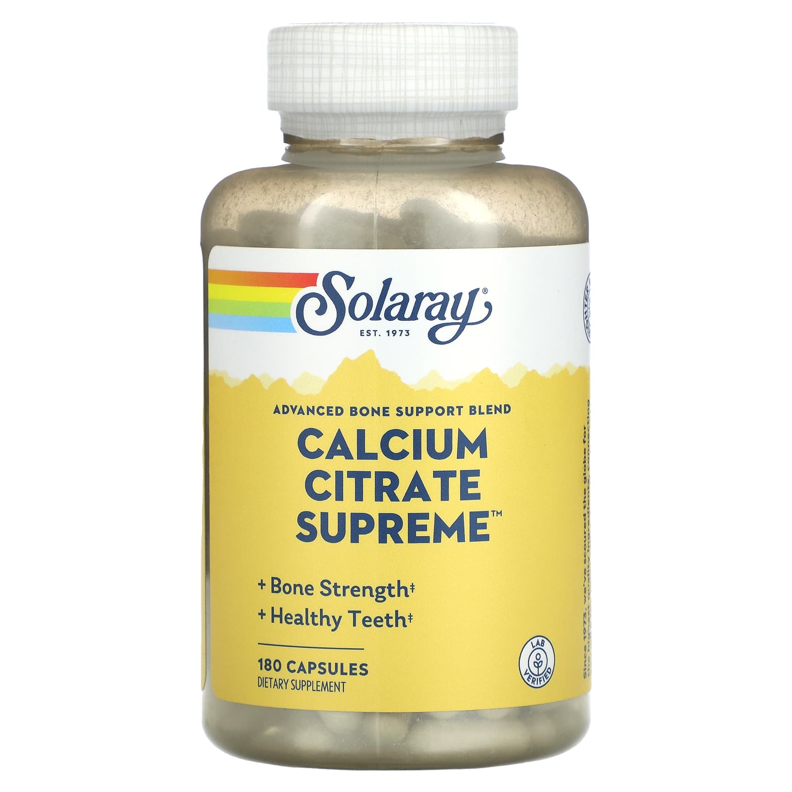 Solaray, Calcium Citrate Supreme, 180 Capsules