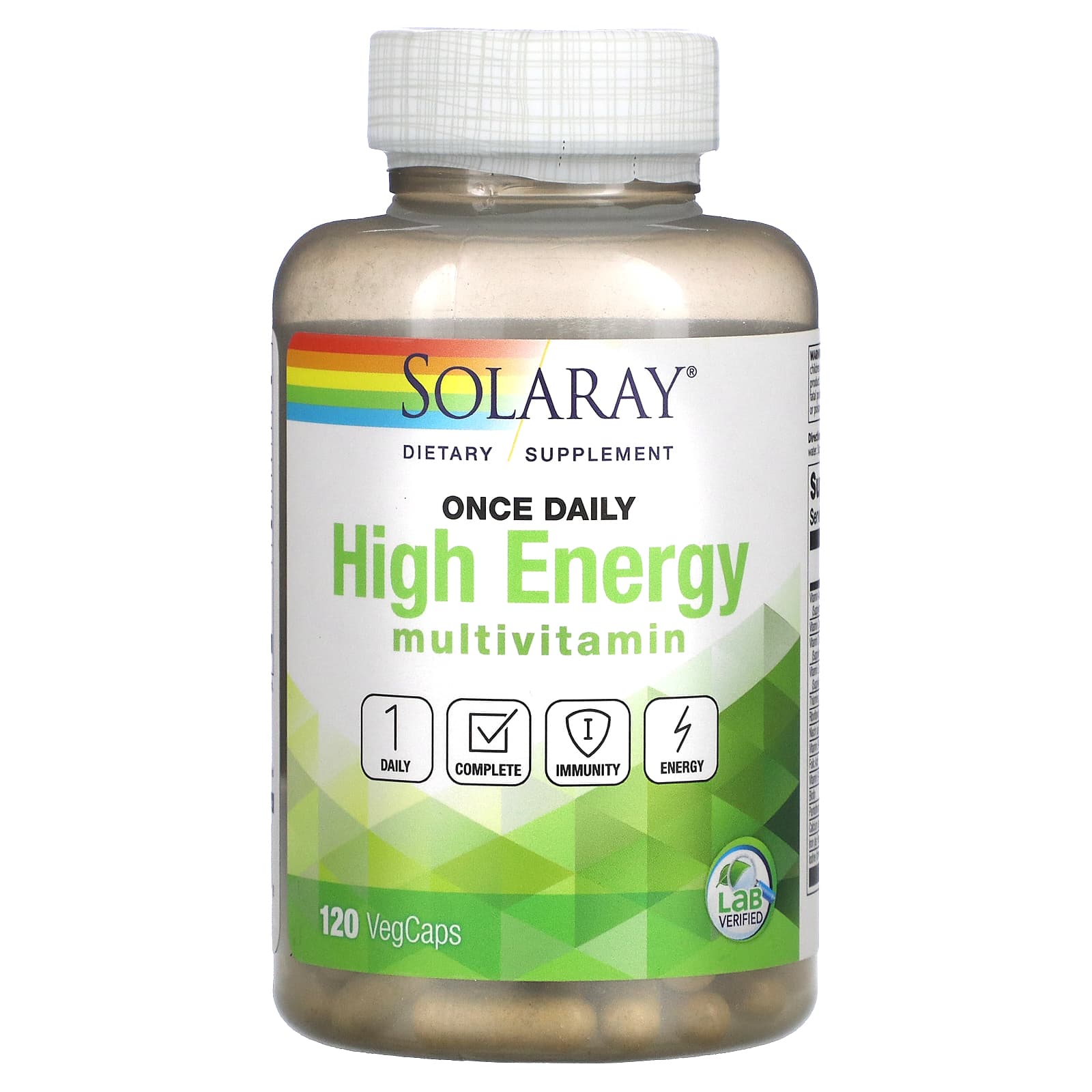 Solaray, Once Daily High Energy Multivitamin, 120 VegCaps