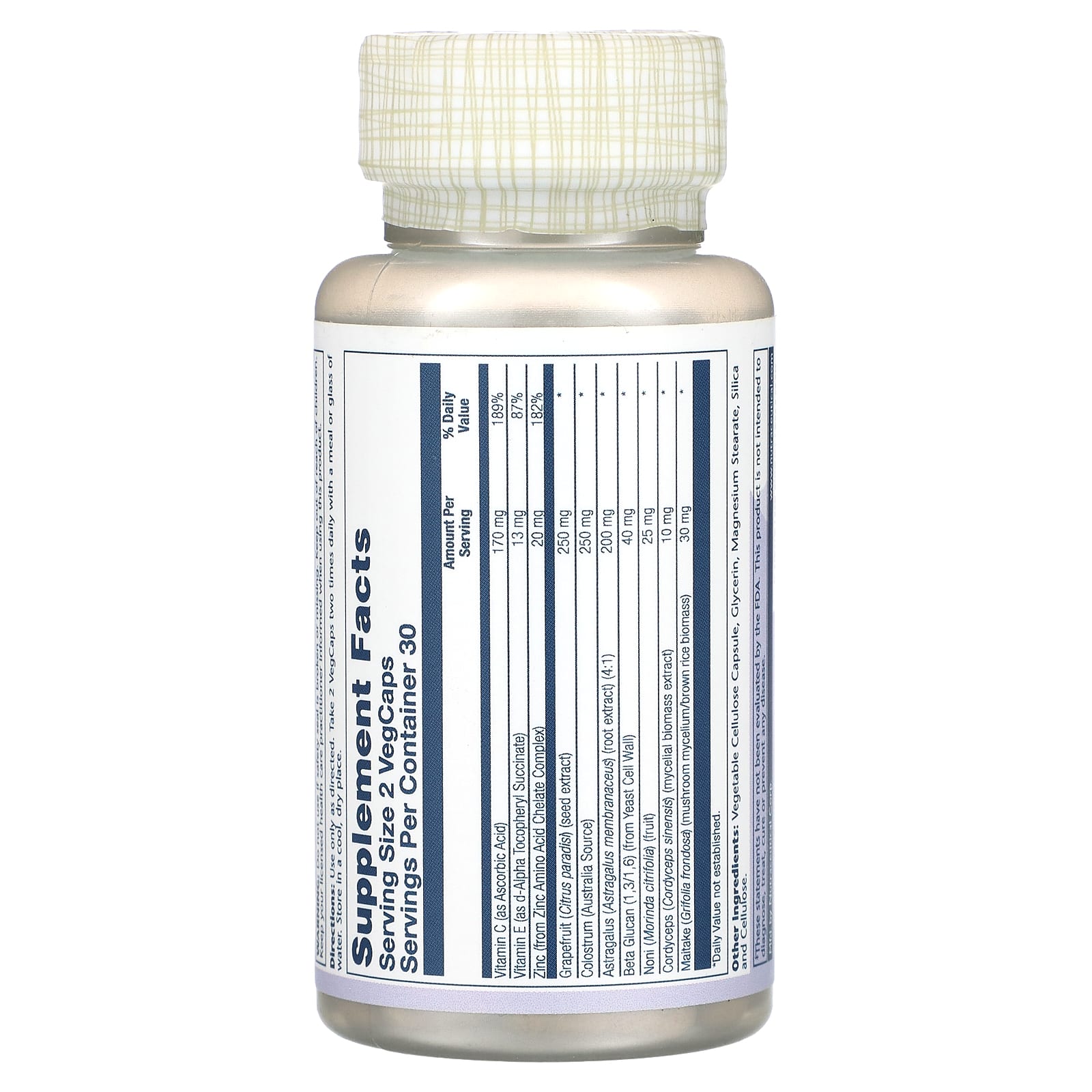 Solaray, Grapefruit Seed Extract, 60 VegCaps