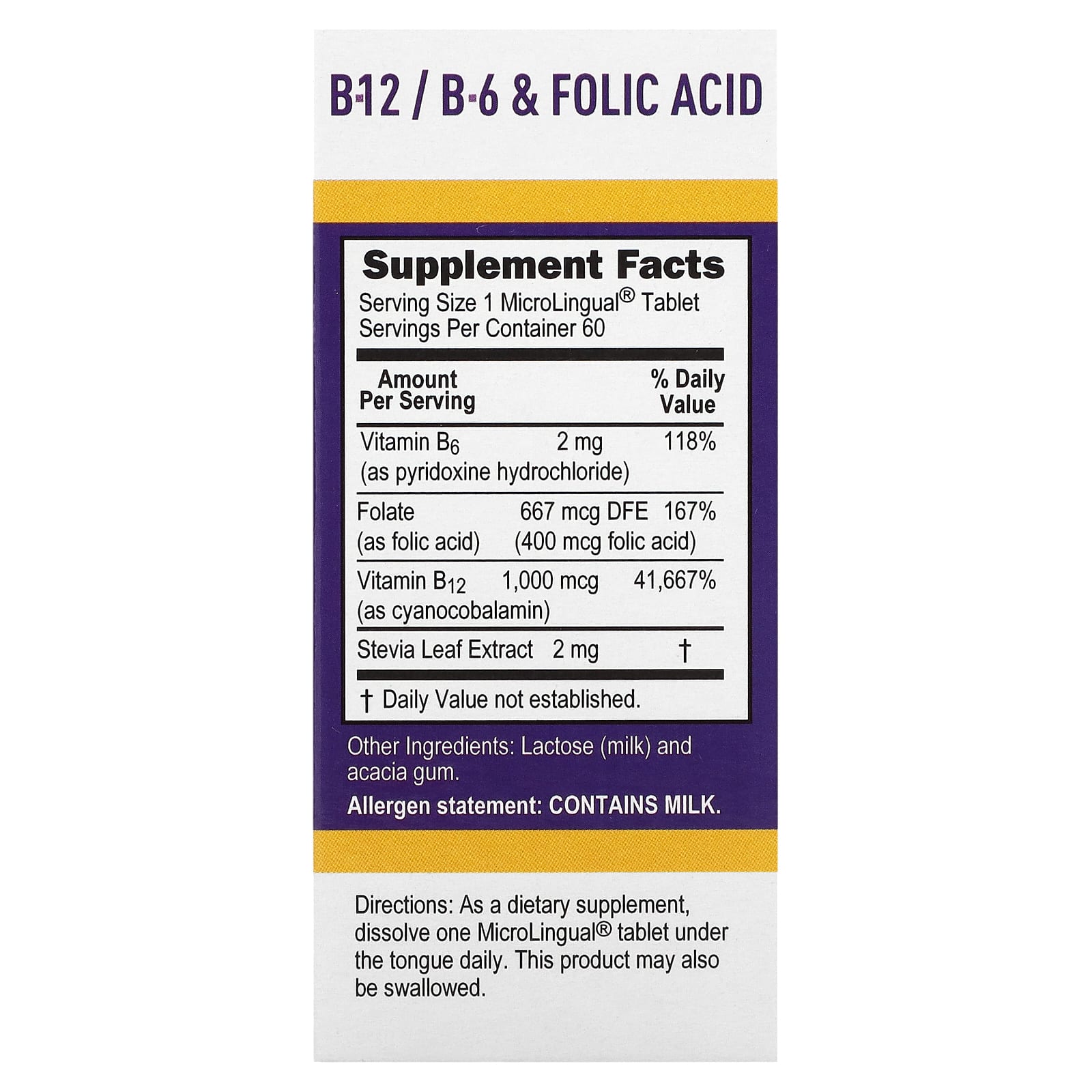 Superior Source, Cyanocobalamin & B-12 & B-6 & Folic Acid, 1,000 mcg ...