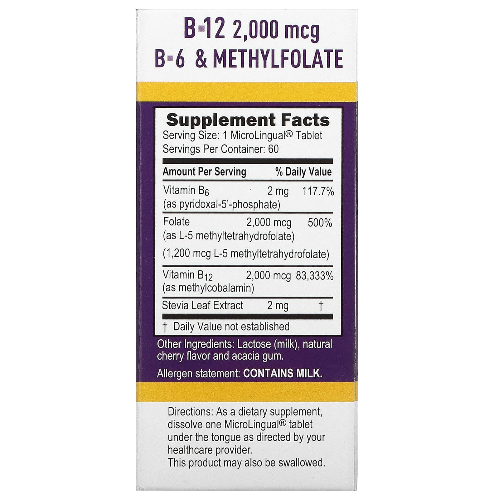 Superior Source, Activated B-12 Methylcobalamin, B-6 (P-5-P ...