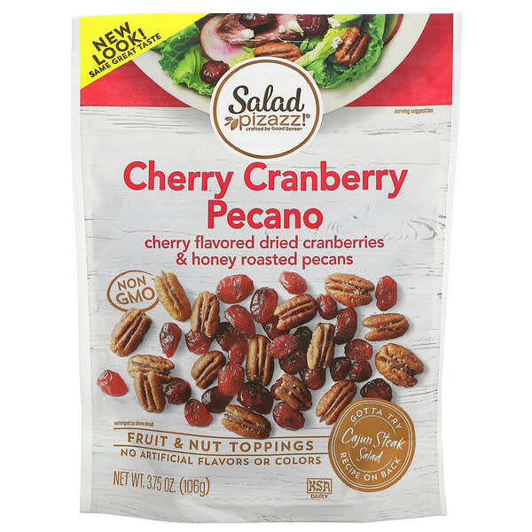 Salad Pizazz!, Fruit & Nut Toppers, Cherry Cranberry Pecano, 3.75 oz ...