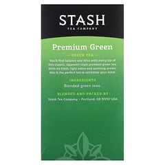 Stash Tea, Green Tea, Premium Green, 20 Tea Bags, 1.4 oz (40 g)