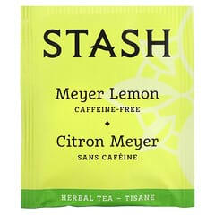 Stash Tea, Herbal Tea, Meyer Lemon, Caffeine-Free , 20 Tea Bags, 1.3 oz ...