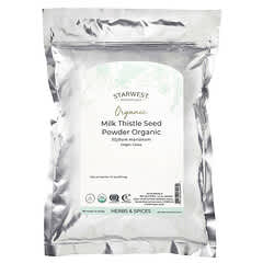 Starwest Botanicals, Organic Milk Thistle Seed Powder, 1 lb (453.6 g)