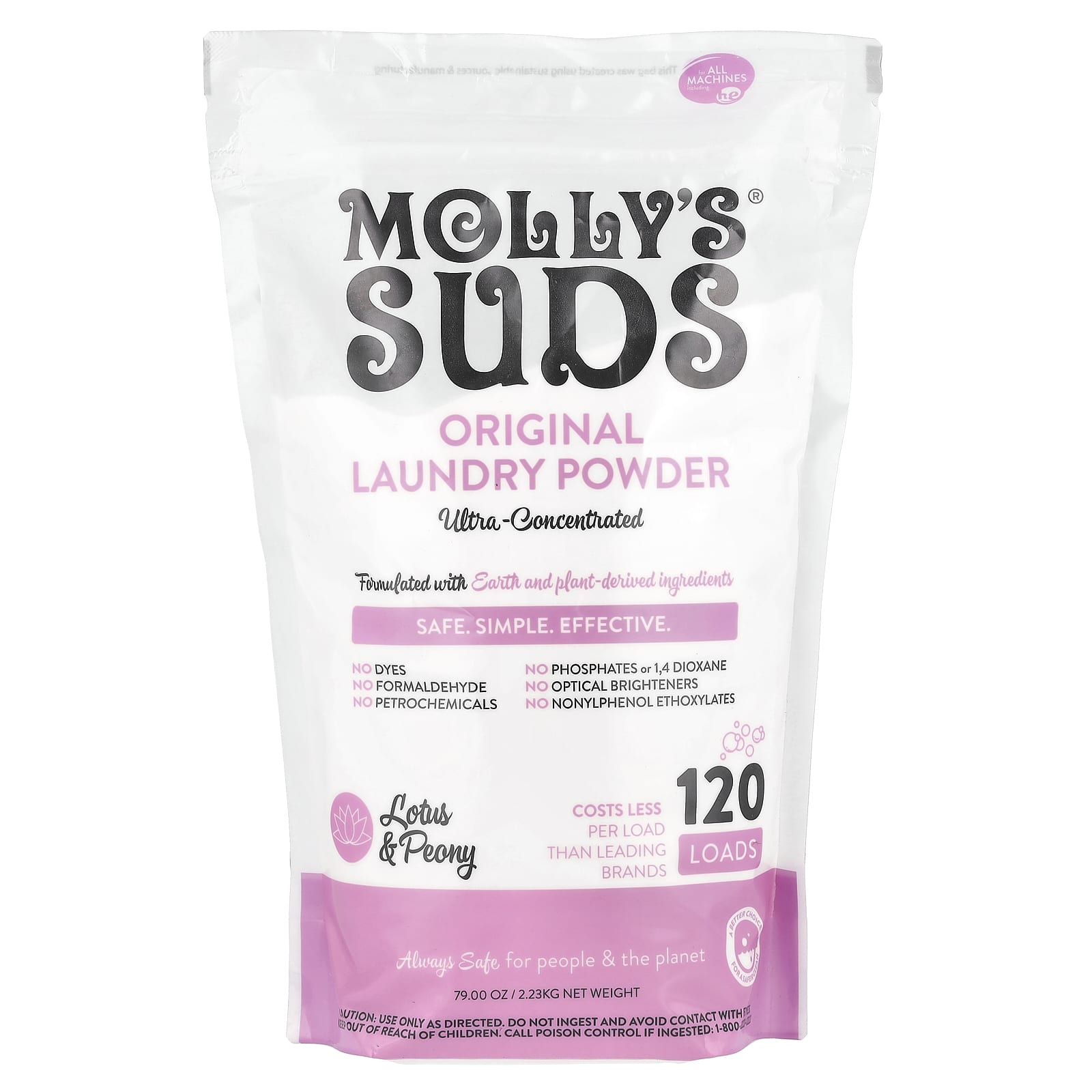 Mua Molly's Suds, Original Laundry Powder, Lotus and Peony, 79 oz (2.23 ...