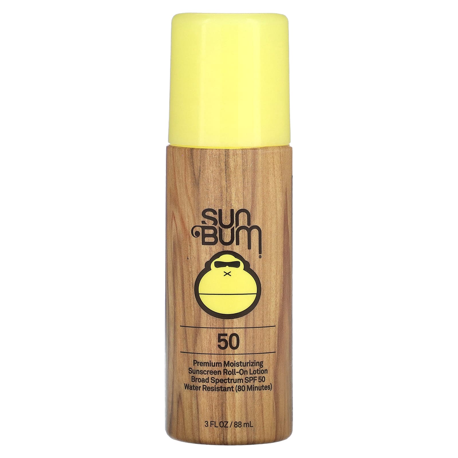 Sun Bum, Premium Moisturizing Sunscreen Roll-On Lotion, SPF 50, 3 fl oz ...
