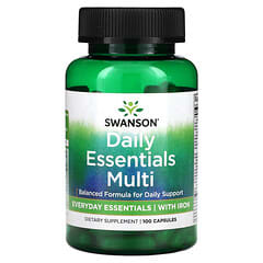 Swanson, Daily Essentials Multi, 100 Capsules