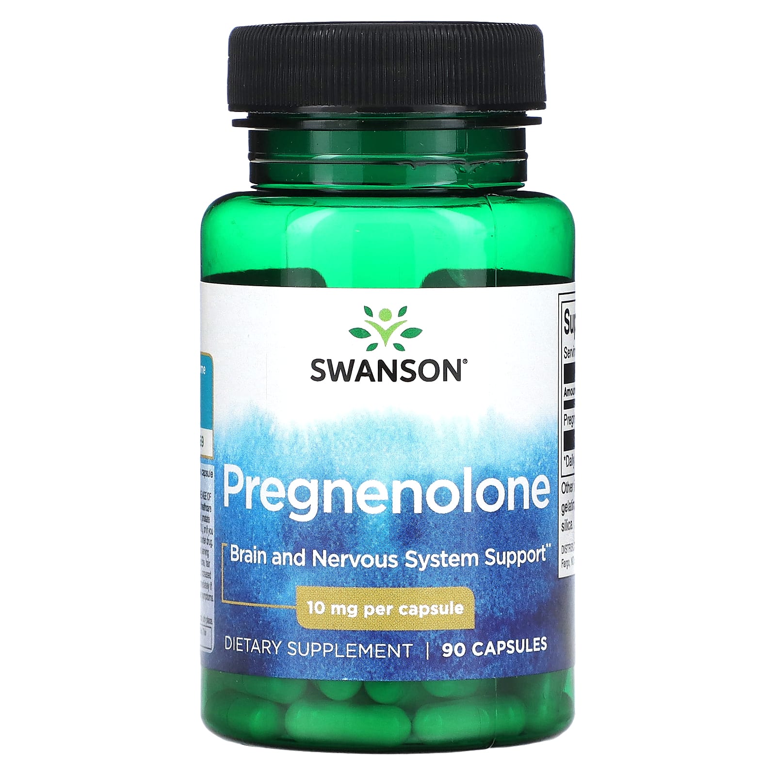 Swanson, Pregnenolone, 10 mg, 90 Capsules