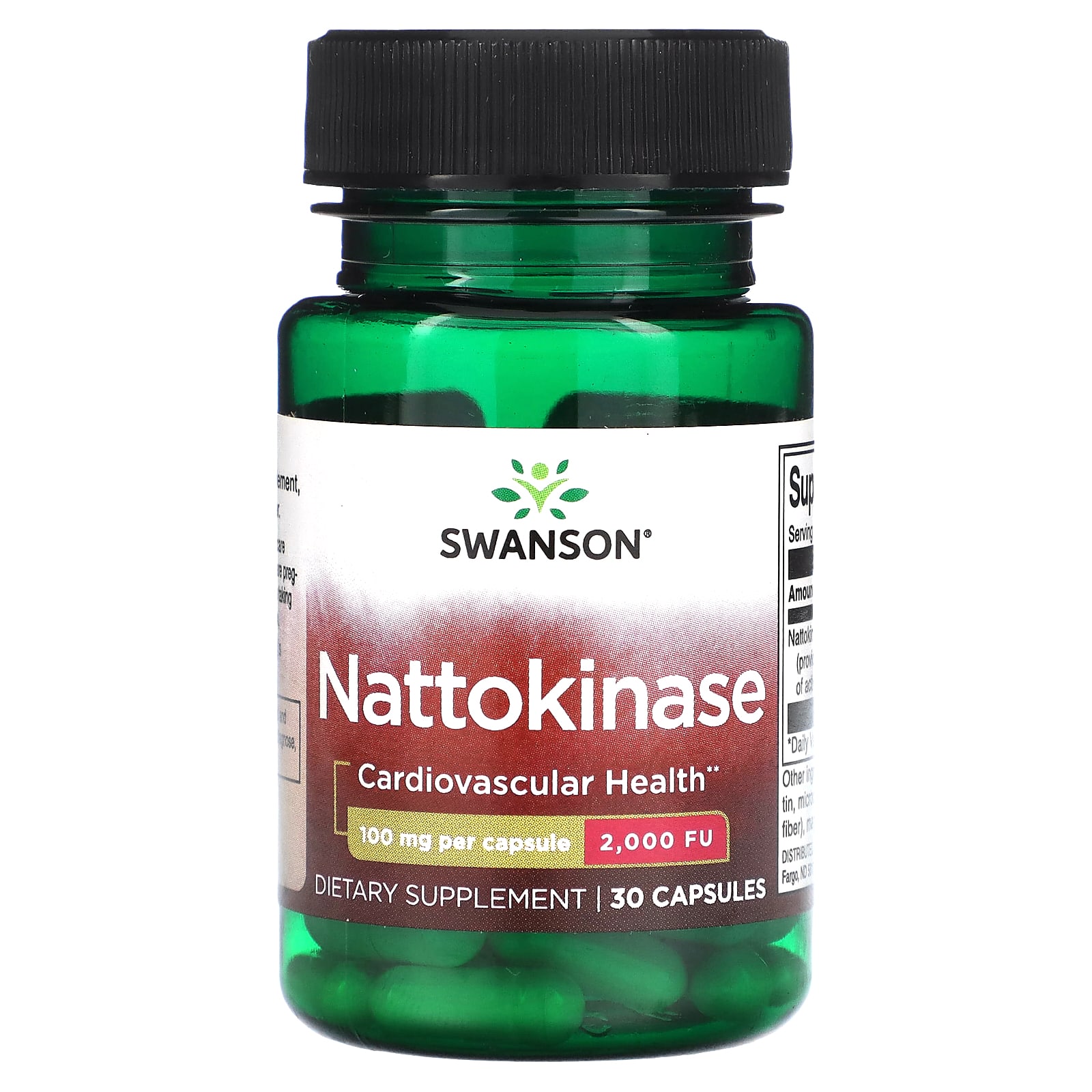 Swanson, Nattokinase, 100 mg, 30 capsules