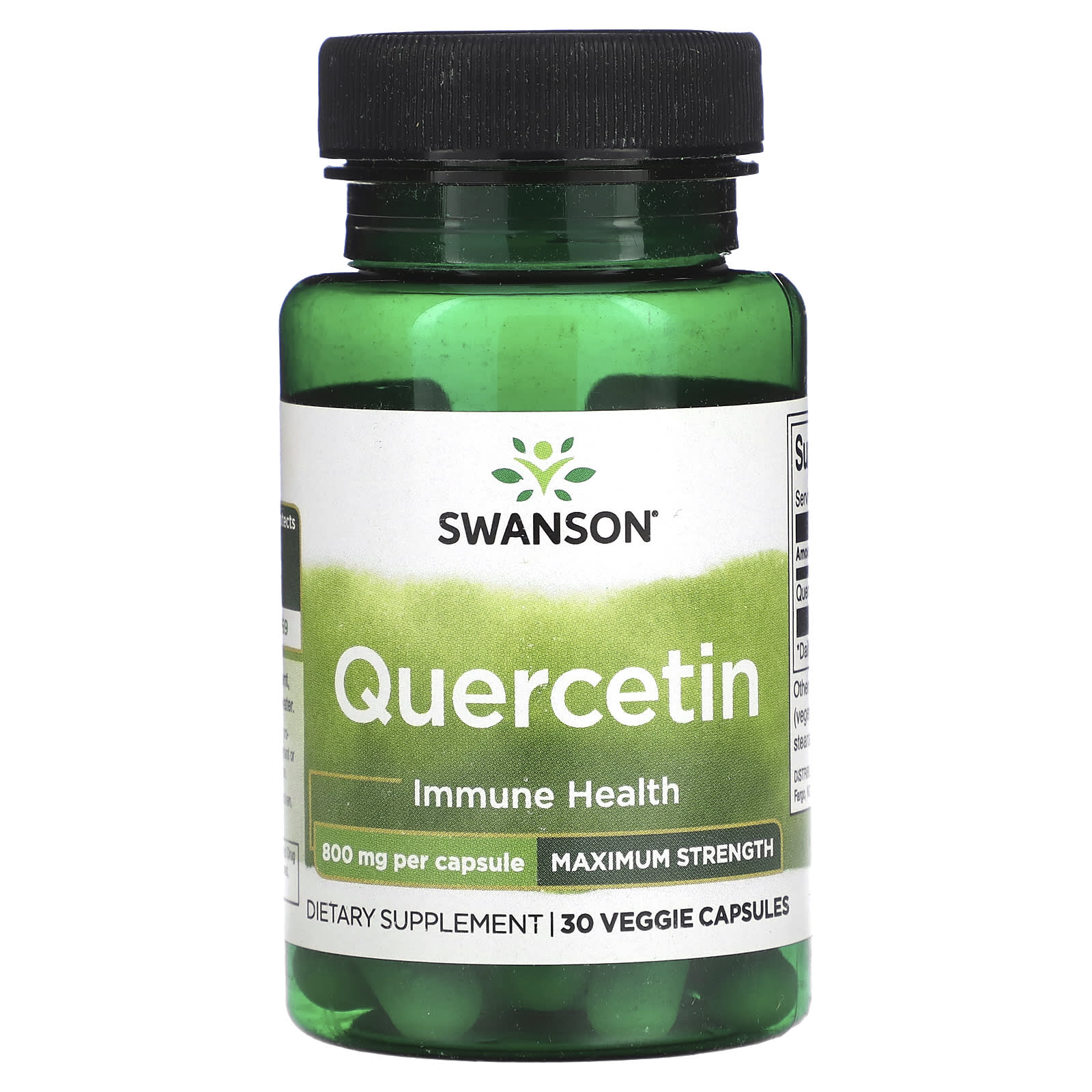 Swanson, Quercetin, Maximum Strength, 800 mg, 30 Veggie Capsules Deals ...