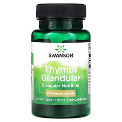 Swanson, Thymus Glandular, 500 mg, 60 Capsules