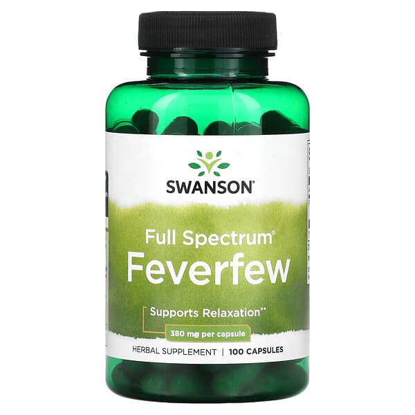 Swanson, Full Spectrum（フルスペクトル）ナツシロギク、380mg、100粒