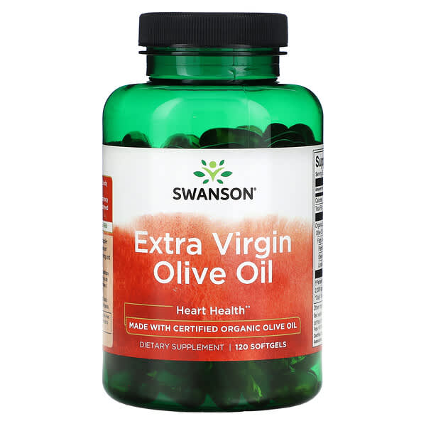 Swanson, Extra Virgin Olive Oil, 120 Softgels