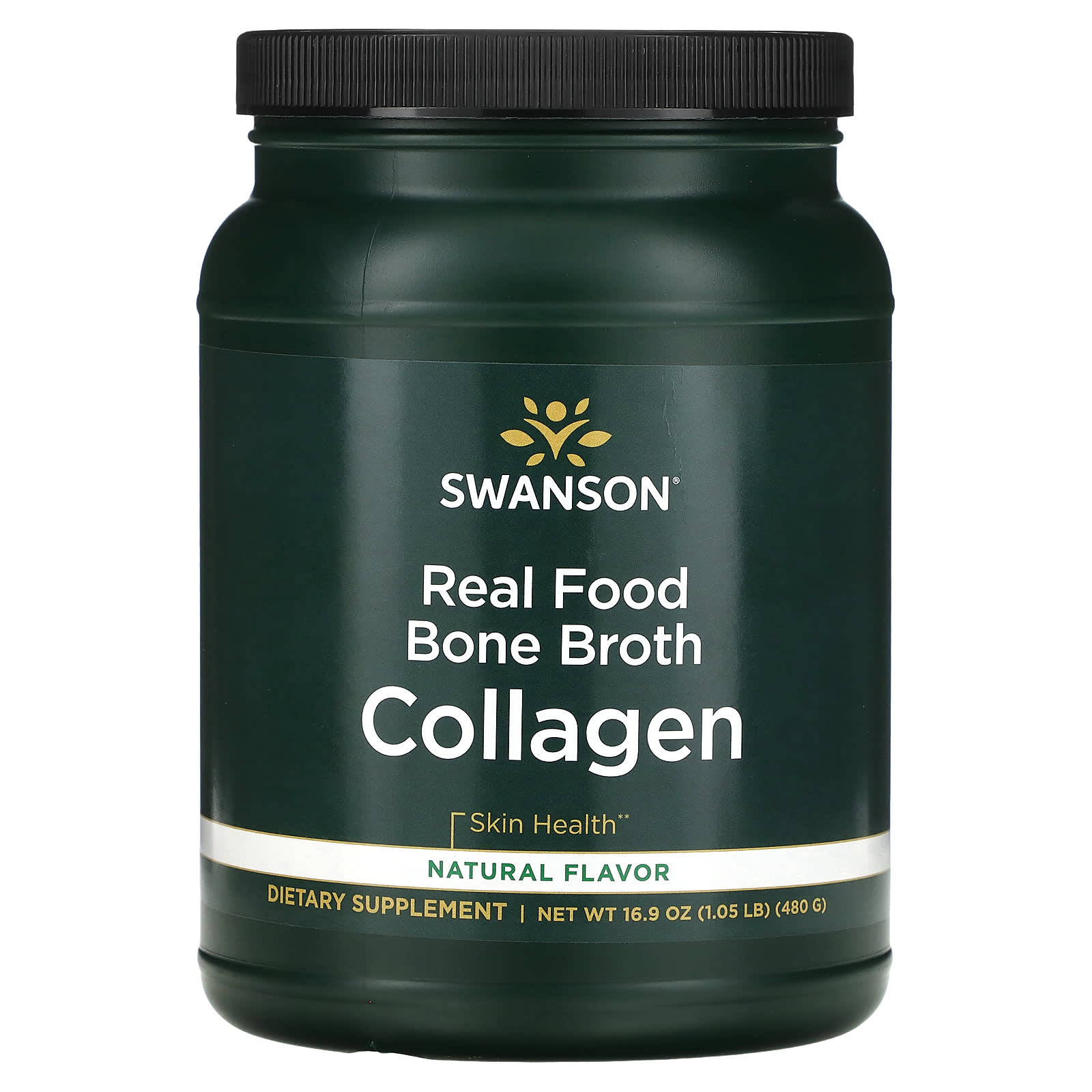Swanson, Real Food Bone Broth Collagen, 1.05 lbs (480 g)